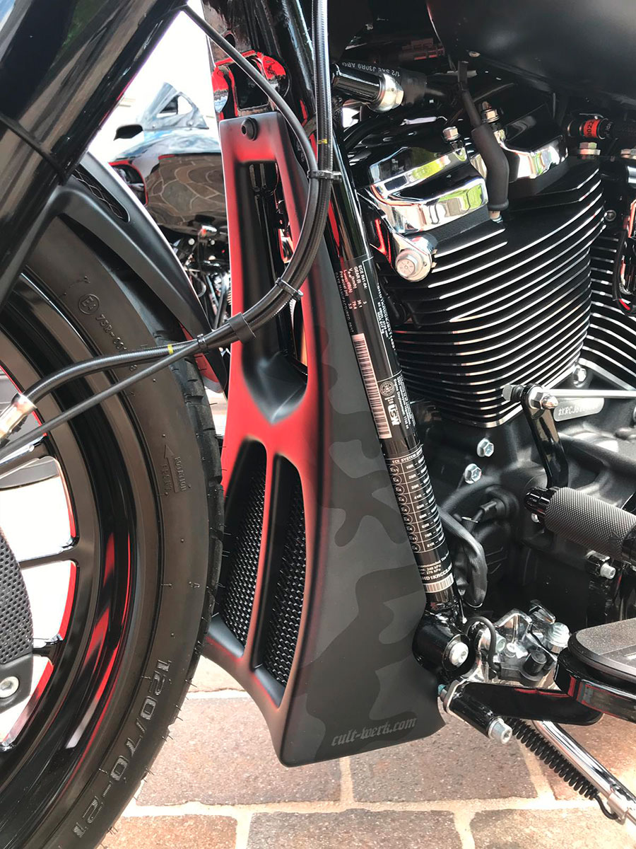 Front spoiler CUSTOM (suitable for Harley-Davidson models: Touring from ...