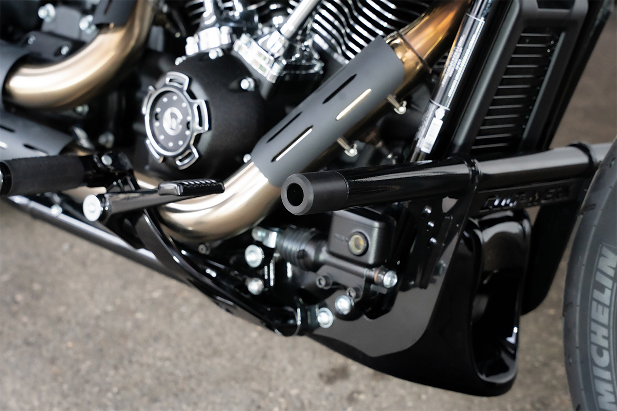 Crash bar front "Clubstyle" (suitable for Harley-Davidson models: all ...
