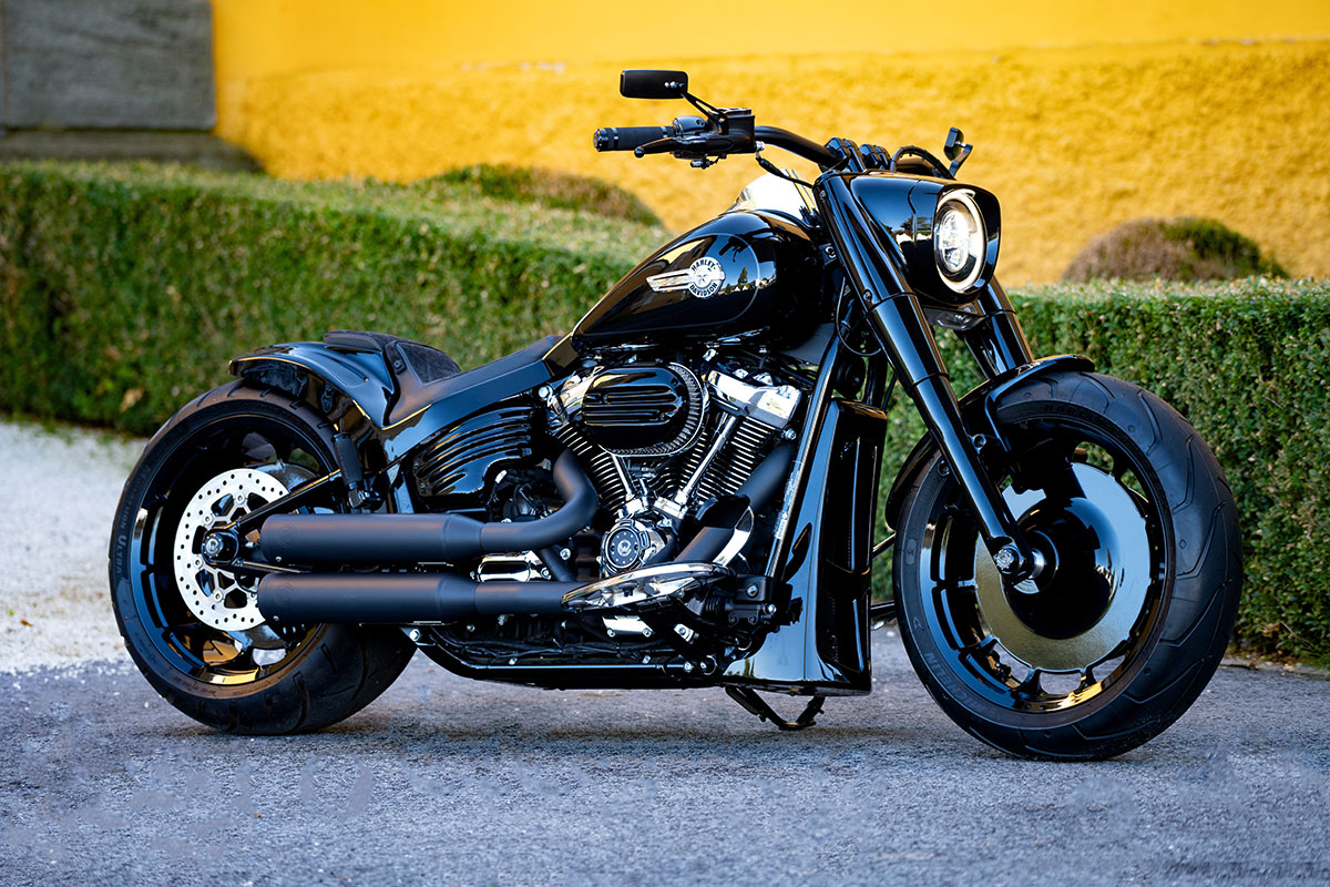 Front spoiler CUSTOM (suitable for Harley-Davidson models: Softail from ...
