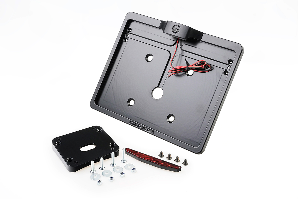 License Plate Center V1, without 3in1 Lighting (suitable for Harley ...