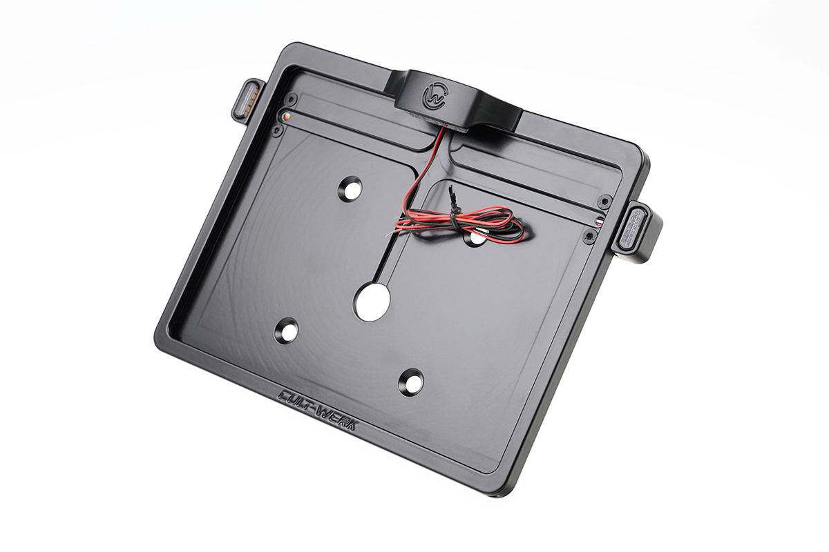 License Plate Center V2, incl. 3in1 Lighting (suitable for Harley ...