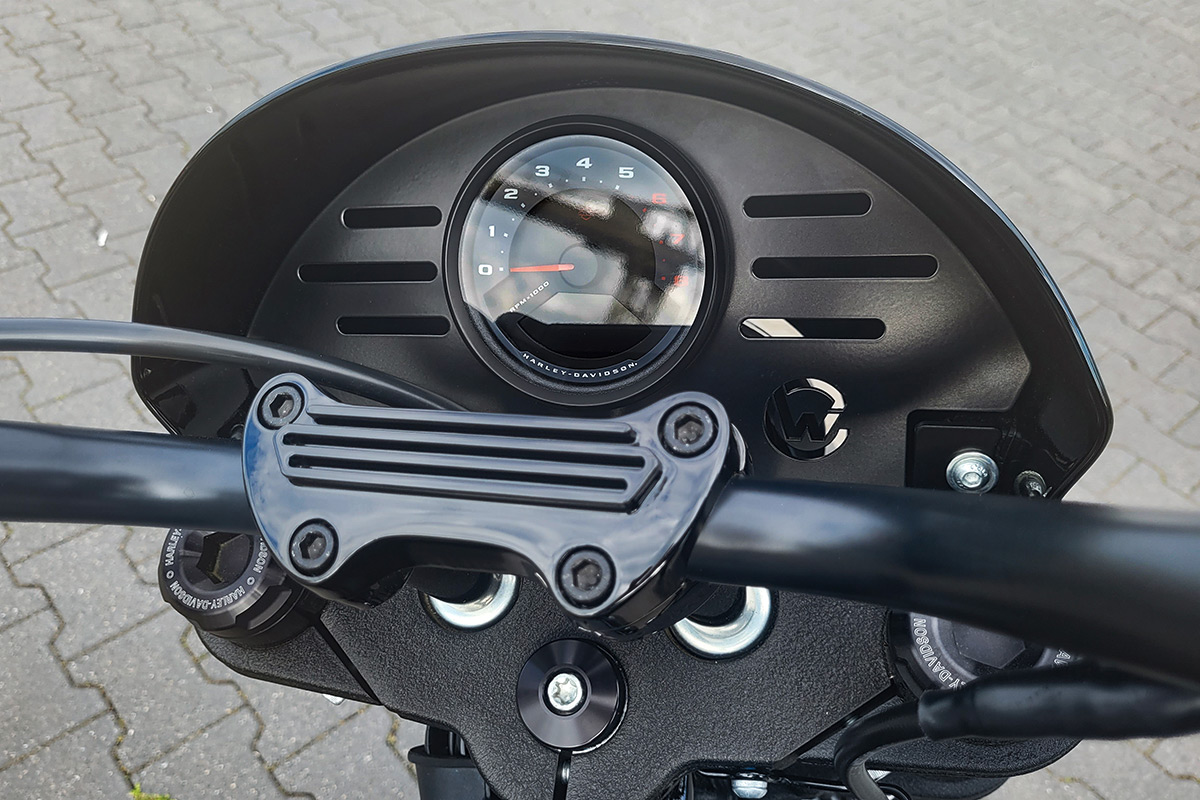 Speedometer offset kit (suitable for Harley-Davidson models: Low Rider ...